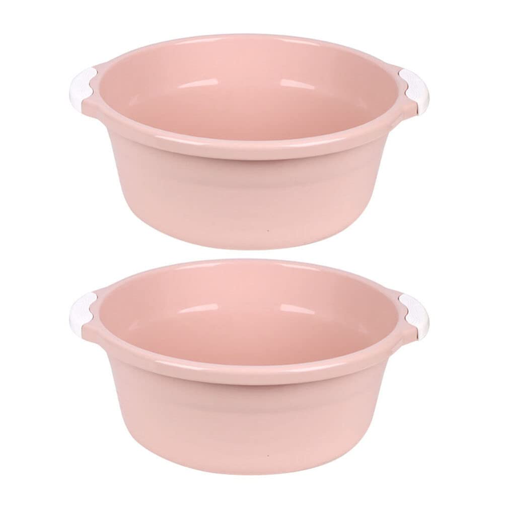 Healeved Washing Basin in 2pcs Home Foot Basin Household Simple Basin Classical Wash Basin Multifunctional for Kitchen Bathroom