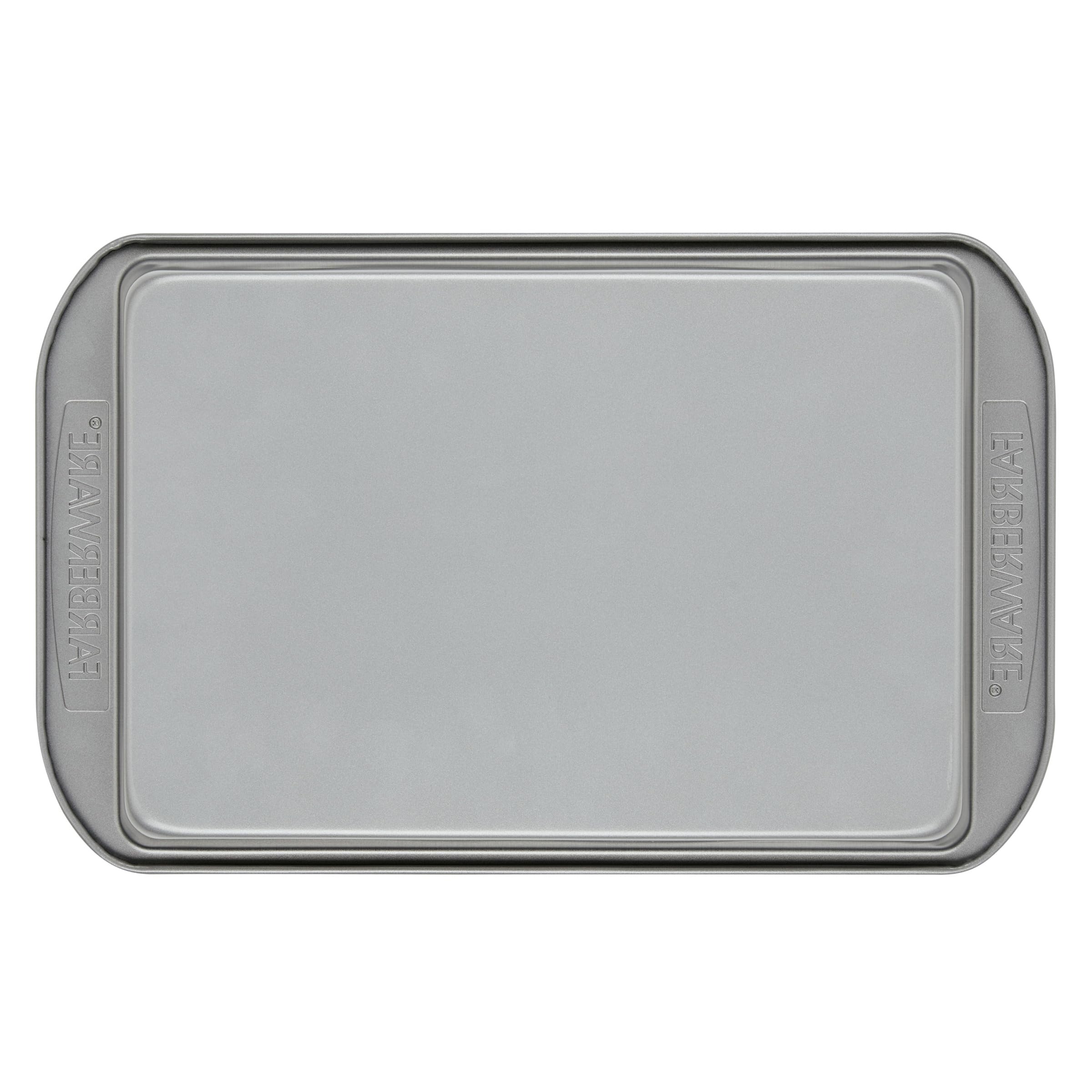 Farberware Nonstick Bakeware Baking Pan With Lid / Nonstick Cake Pan With Lid, Rectangle - 9 Inch x 13 Inch, Gray