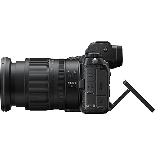 Nikon Z7 II Mirrorless Camera with 24-70mm f/4 Lens (1656) + 64GB Memory Card + Bag + Card Reader + Flex Tripod + Hand Strap + Memory Wallet + Cap Keeper + Cleaning Kit (Renewed)