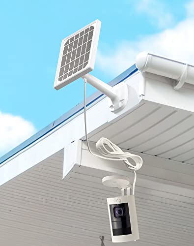 2 Pack Solar Panel for Ring Camera, Ring Camera Solar Panel Charger for Stick Up Cam Battery & Spotlight Cam Battery(No Camera)