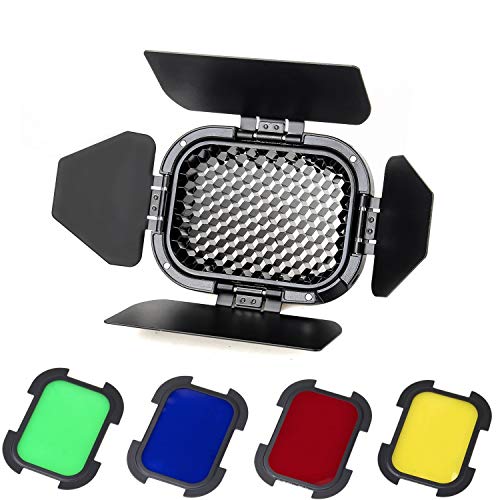 Godox AD200 Pro AD200Pro Flash Strobe Speedlight 200Ws 2.4G, 1/8000 HSS, 500 Full Power Flashes, 0.01-1.8s Recycling, 2900mAh Battery, Bare Bulb/Speedlite Fresnel Flash Head with BD-07, Reflector