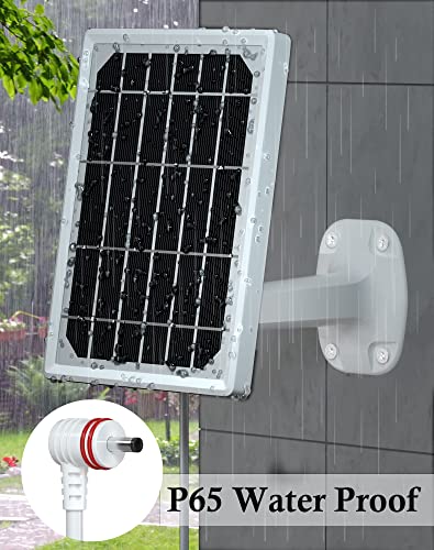 2 Pack Solar Panel for Ring Camera, Ring Camera Solar Panel Charger for Stick Up Cam Battery & Spotlight Cam Battery(No Camera)