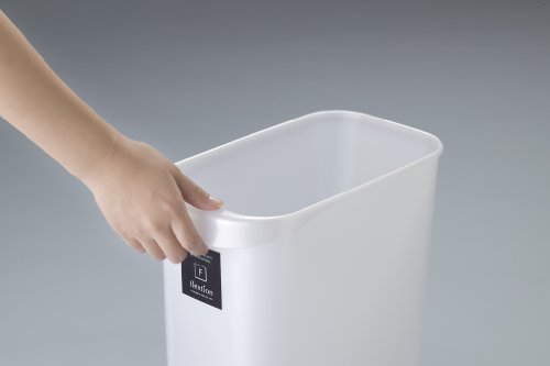 リス Squirrel Wastebasket Friction Square Pearl Chocolat Wastebasket 8L Made in Japan