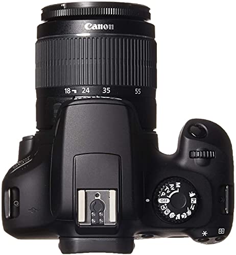 4000D (Rebel T100) DSLR Camera with EF-S 18-55mm F/3.5-5.6 III Lens Bundle, Starter Kit with Accessories (Gadget Bag, Extra Battery, Digital Slave Flash, 128Gb Memory, 50" Tripod and More)