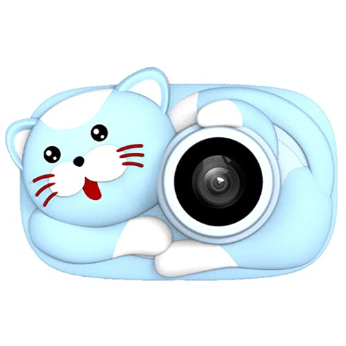 LINXHE 26MP Kids Camera for Girls Boys Children Digital Selfie Cameras 1080P HD Video with 2.4 Inch Screen, Birthday Toy for Boys Girl (Color : Blue, Memory Card : with 32g Memory Card)
