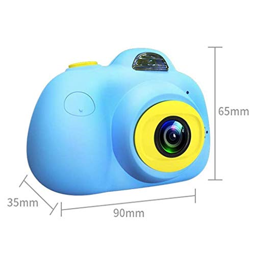 LKYBOA Children's Digital Camera - Kids Digital Camera Kids Camera Inch Screen Portable Compact Children's Cartoon Digital Front (Color : Pink)