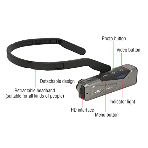 Jeanoko Digital Sports Camera, High Capacity 4K 60FPS IP65 Waterproof Digital Camera with Storage Bag for Photography(with Remote Control)