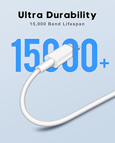iPhone 14 13 12 11 Fast Charger 10FT [Apple MFi Certified], 2Pack 20W USB C Wall Charger Block Charging Box + 10 FT Long Cord USB-C to Lightning Cable for iPhone 14/Plus/13/12/11/Pro Max/Mini/XS iPad