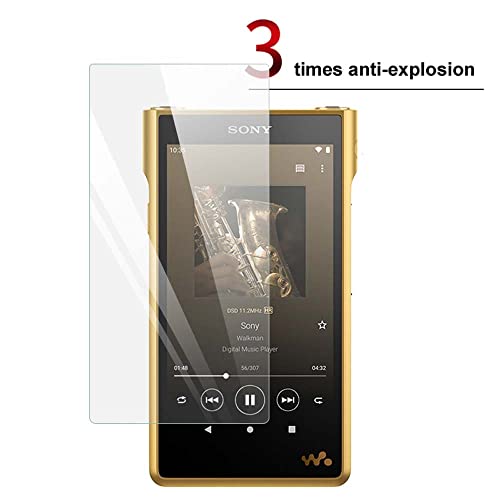 BestforYou 2pcs 9H Scratch-Proof Premium Protective Screen Protector Film Tempered Glass for Sony Walkman NW-WM1AM2 WM1AM2 NW-WM1ZM2 WM1ZM2 (2PCS)