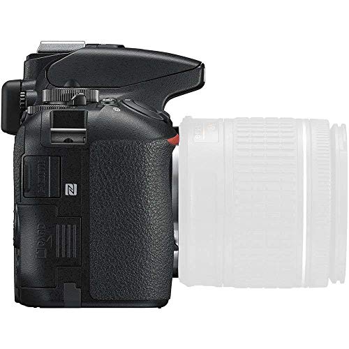 Nikon D5600 24 MP DX-Format Full HD 1080p Digital SLR Camera Body 1575B - Black (Renewed)