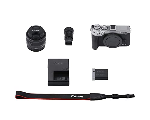 Canon EOS M6 Mark II Mirrorless Camera with EF-M 15-45mm Lens 612C011