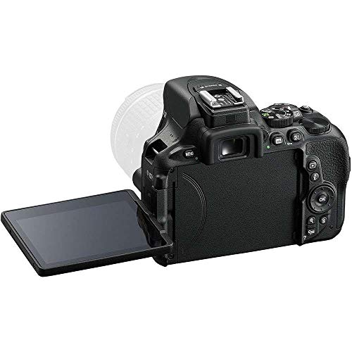 Nikon D5600 24 MP DX-Format Full HD 1080p Digital SLR Camera Body 1575B - Black (Renewed)
