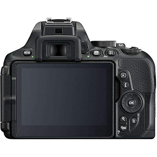 Nikon D5600 24 MP DX-Format Full HD 1080p Digital SLR Camera Body 1575B - Black (Renewed)