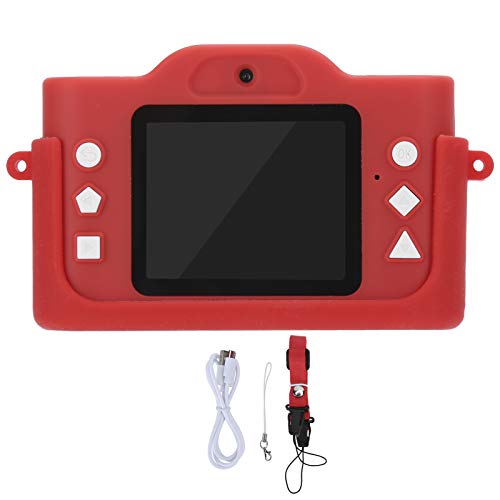 PUSOKEI 40mp Santa Claus Kid Camera, 2" LCD Display 4000W Front and Rear Dual Camera Child Camera 4000W Pixel MP3 Video Recorder with Mini Games