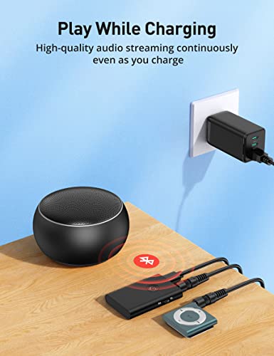 V5.0 Bluetooth Transmitter Receiver for TV PC, 2-in-1 AUX Audio Adapter, Wireless 3.5mm Bluetooth Adapter for Headphones/Car/Home Stereo/Switch/Speakers, Simultaneously Pair 2 Devices