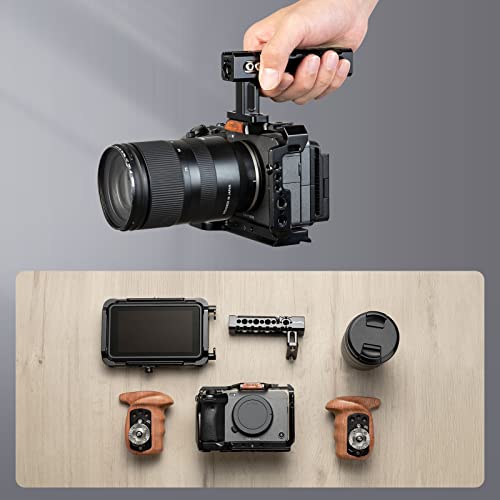 SmallRig Top Handle Grip with Locating Point for Arri, Adjustable Camera Handle with Mounting Points, Shoe Mount for Video Camera Cages, LED Lights Microphones- 1984