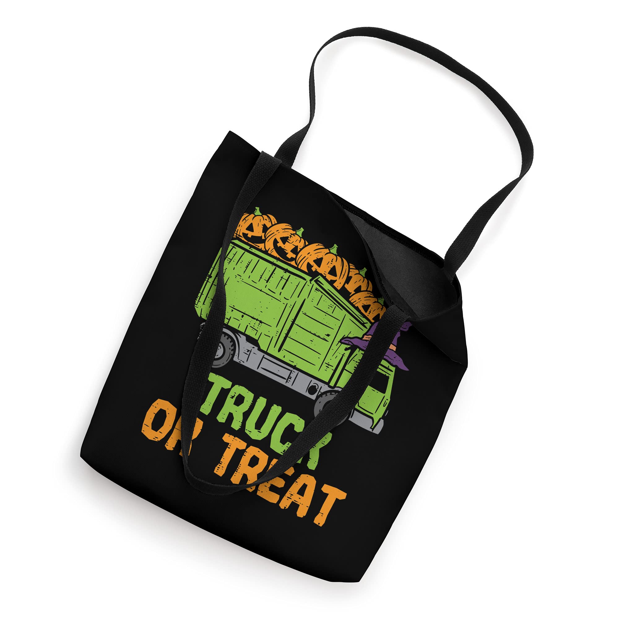 Garbage Truck Pumpkins Toddler Baby Boys Halloween Kids Tote Bag