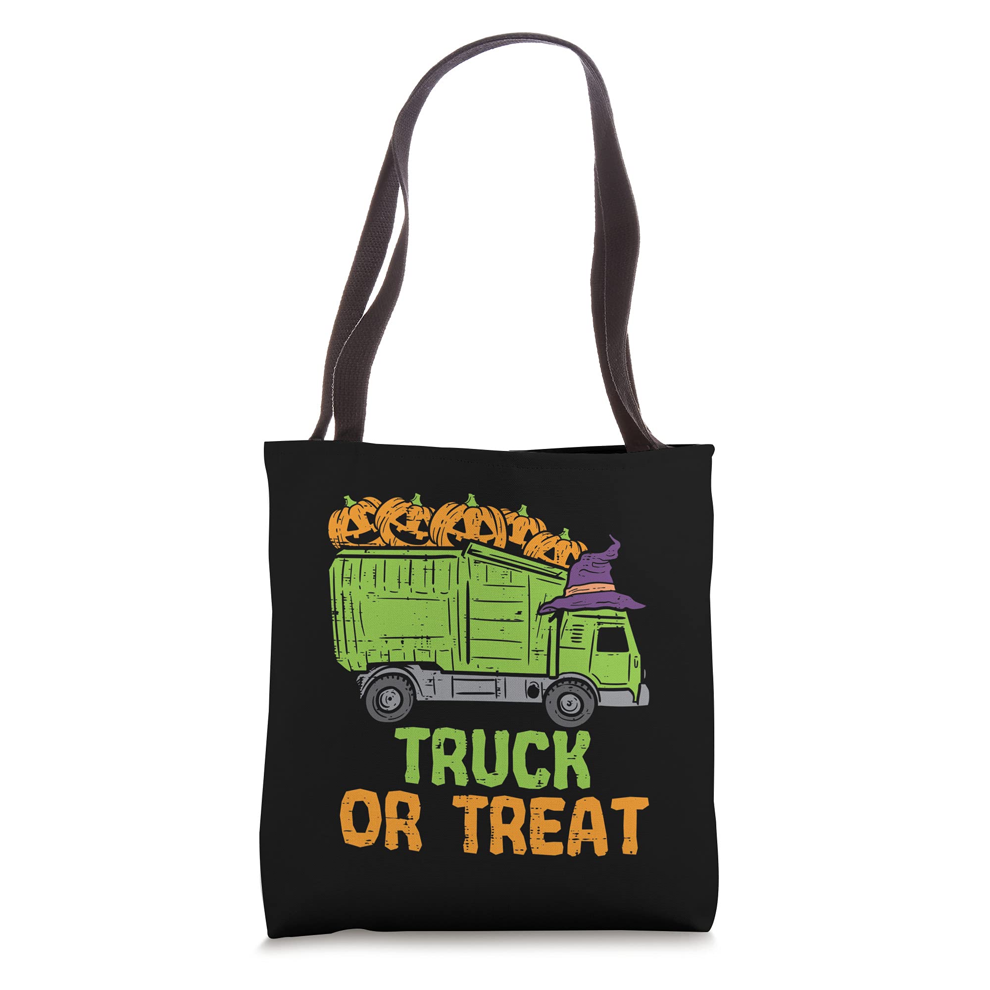Garbage Truck Pumpkins Toddler Baby Boys Halloween Kids Tote Bag