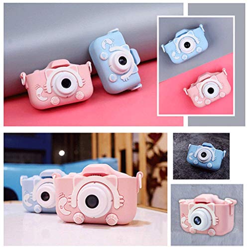 LKYBOA Kids Camera Toys for 3-12 Year Old, Children's Digital Camera 2Inch Touch Screen Games Camera Video (Color : A)