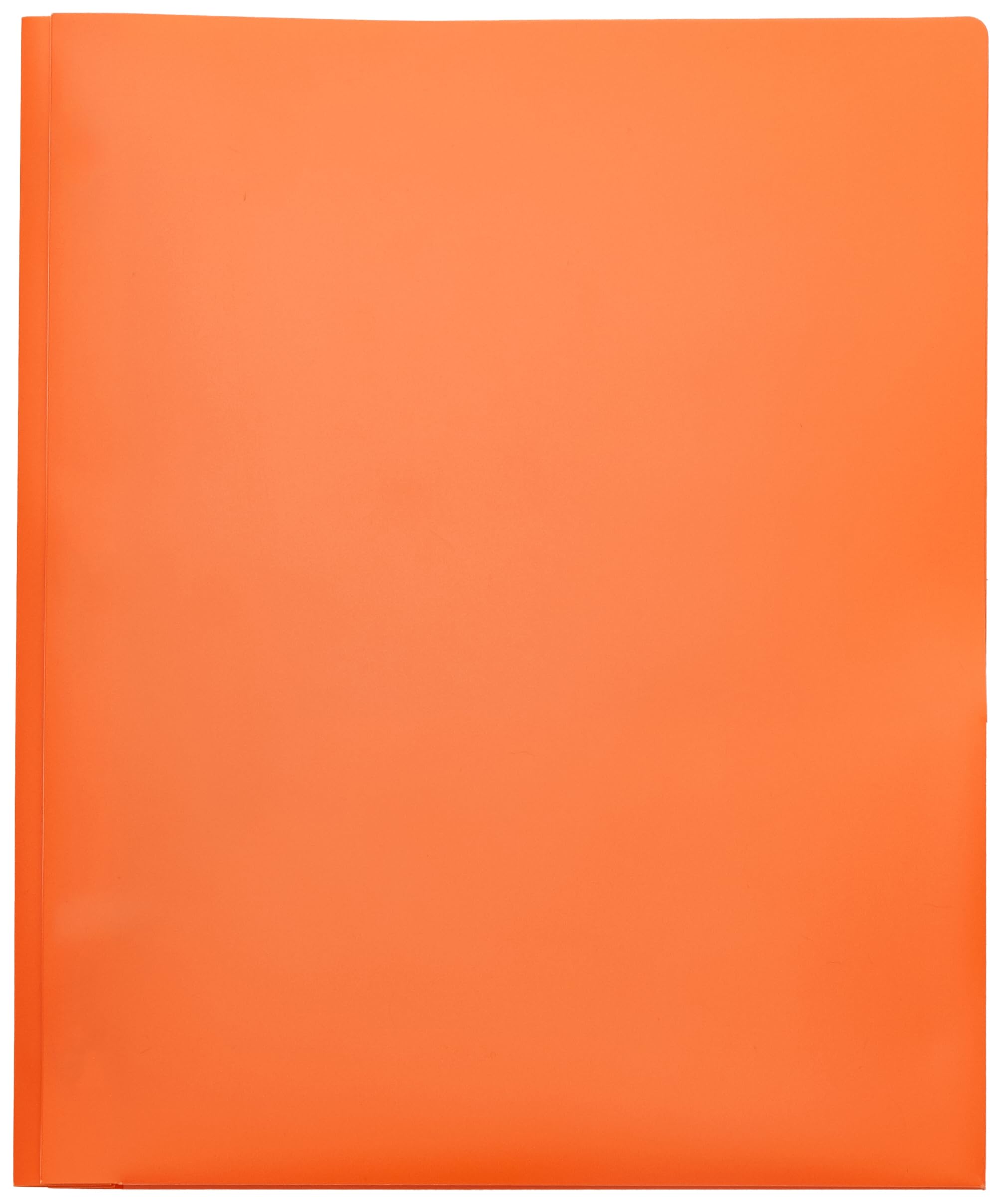 Amazon Basics Heavy Duty Plastic Folders with 2 Pockets for Letter Size Paper, Pack of 12