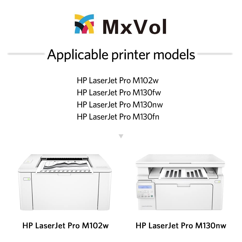 MxVol Compatible Drum Unit Replacement for HP 19A CF219A Imaging Drum, Yields Up to 12,000 Pages use for HP Laserjet Pro M102w M130fw M130nw M130fn M102 M130 Printer, Black 1-Pack