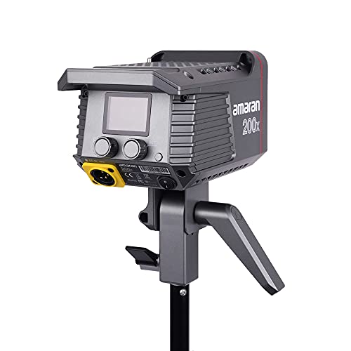Aputure Amaran 200x Bi-Color 2700-6500k LED Video Light, CRI 95+ TLCI 96+, 200w DC/AC Power Supply, APP Control Continuous Studio LED Light for Portrait,Studio,Interview and Filming