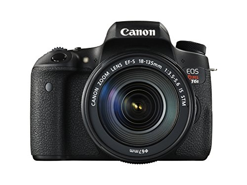 Canon EOS Rebel T6s Digital SLR with EF-S 18-135mm is STM Lens