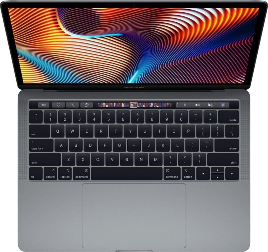 Mid 2018 Apple MacBook Pro Touch Bar with 2.7GHz Intel Core i7 (13.3 inch, 16GB RAM, 512GB SSD) Space Gray (Renewed)