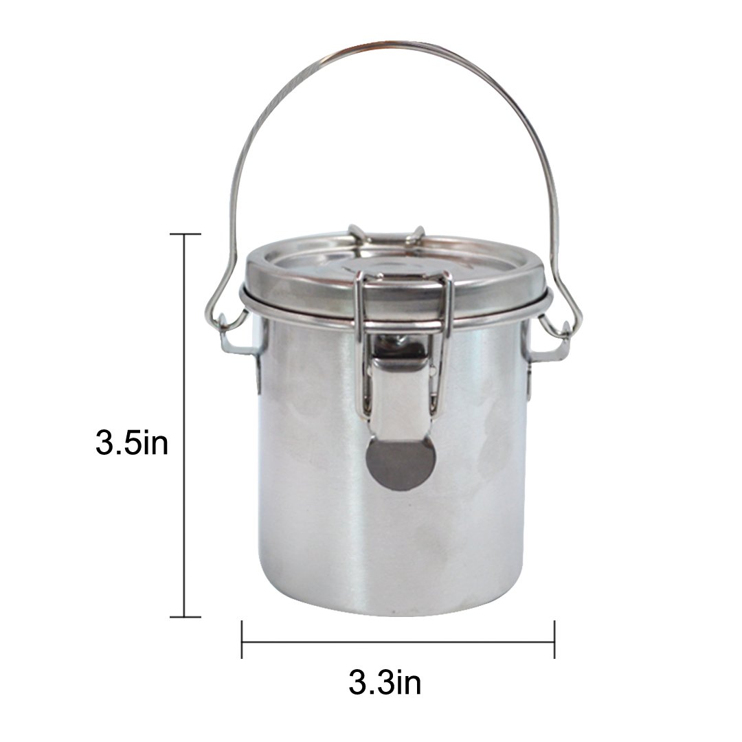 Monique Artist Painter Air-Tight Stainless Steel Oil Paint Brush Washer Portable Brush Cleaner