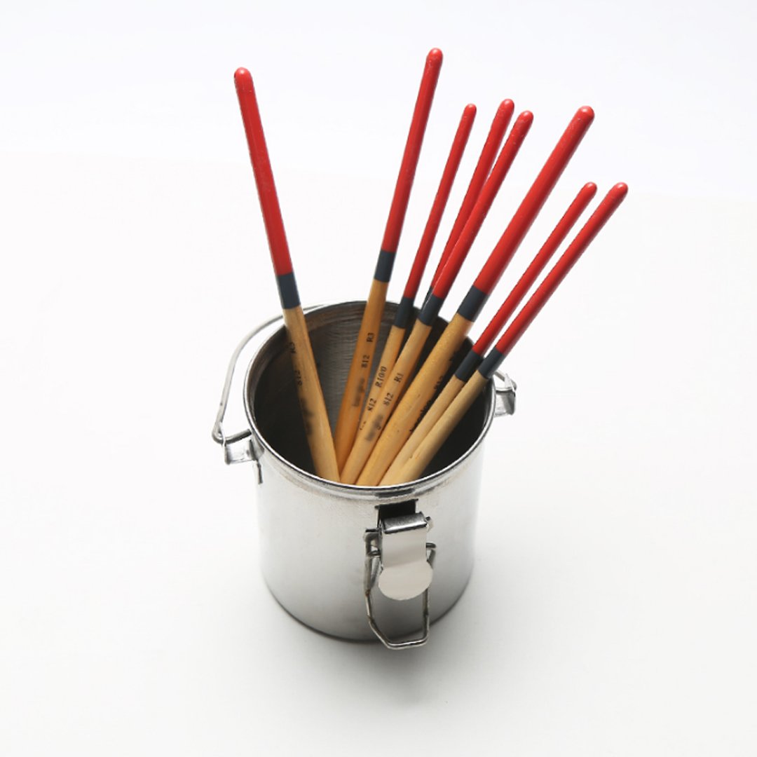 Monique Artist Painter Air-Tight Stainless Steel Oil Paint Brush Washer Portable Brush Cleaner
