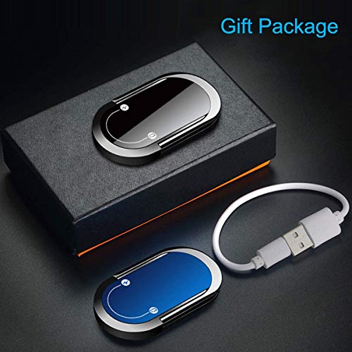 NMEGOU Newest USB Cigarette Lighter Magnetic Phone Holder Car Mount Stand Ring Clip for iPhone 11 case Samsung Cell Phone Ring Lighter. Patent No.201830690795.2