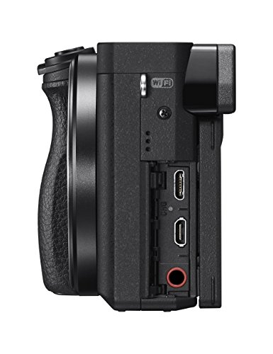 Sony Alpha a6300 Mirrorless Camera: Interchangeable Lens Digital Camera with APS-C, Auto Focus & 4K Video - ILCE 6300 Body with 3in LCD Screen (Black) (Renewed)