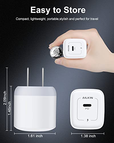 30w USB C Charger for Amazon New Kindle Fire HD 9-12th Gen Tablet, 2019/2020/2021/2022, Fire Paperwhite Kids Signature Edition, USBC Block 30 Watts + USB-C to USB-C Cable 6 feet (Not for Older Kindle)