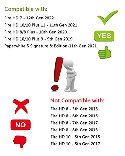 30w USB C Charger for Amazon New Kindle Fire HD 9-12th Gen Tablet, 2019/2020/2021/2022, Fire Paperwhite Kids Signature Edition, USBC Block 30 Watts + USB-C to USB-C Cable 6 feet (Not for Older Kindle)