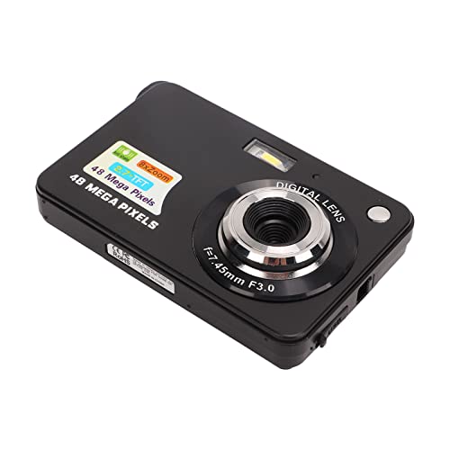 Compact Camera, 8X Zoom 2.7in LCD 550mAh Digital Camera Built in Fill Light 4K for Selfie