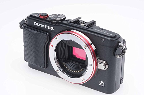 Olympus Pen Lite E-PL6 Digital Camera Body Only (Black)