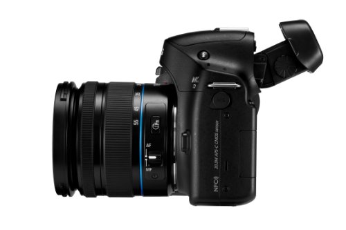 Samsung NX30 20.3MP CMOS Smart WiFi & NFC Mirrorless Digital Camera with 18-55mm Lens and 3" AMOLED Touch Screen and EVF (Black)
