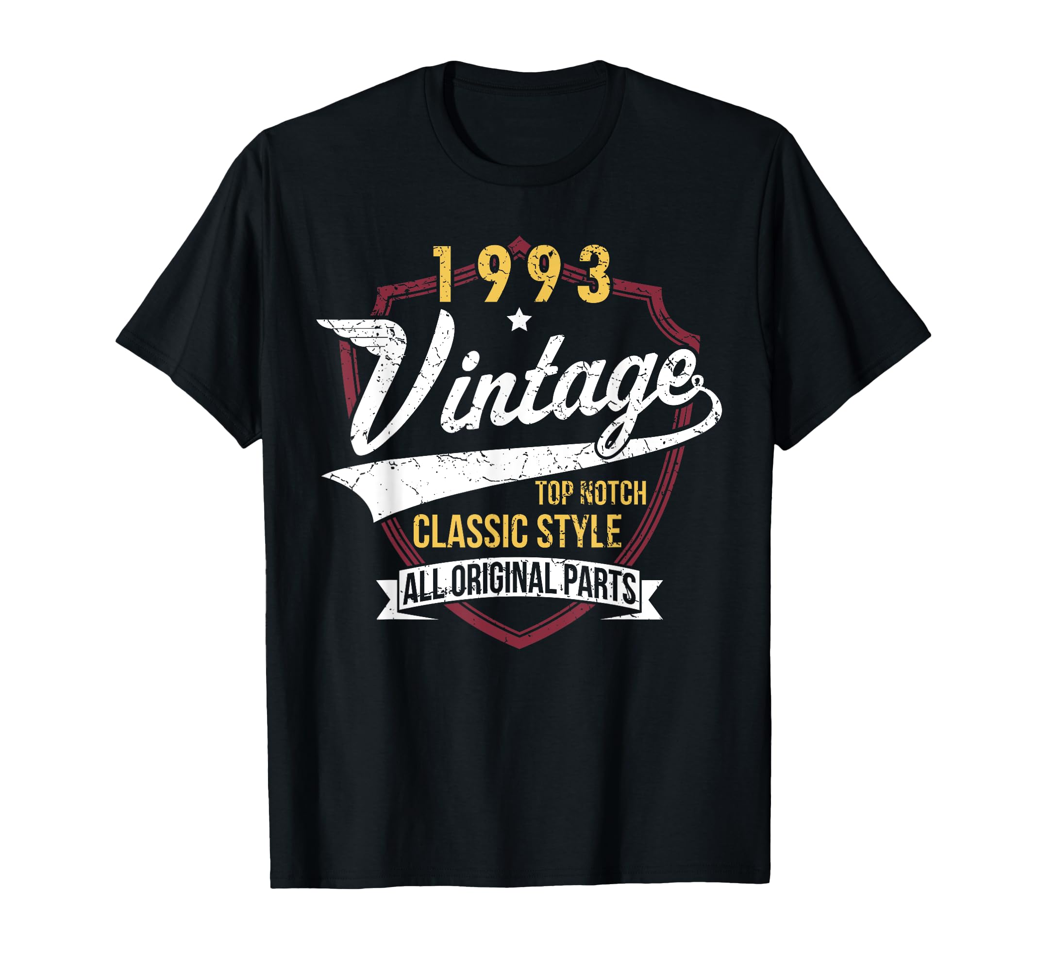Turning 30 Birthday Decorations Men 30th BDay 1993 Birthday T-Shirt