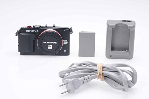 Olympus Pen Lite E-PL6 Digital Camera Body Only (Black)