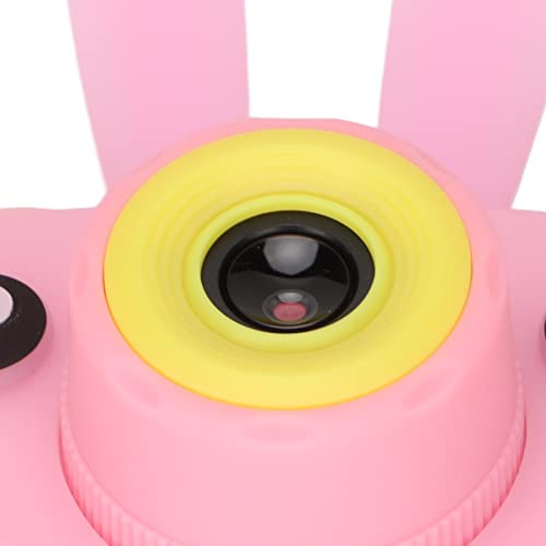 Vbestlife Cartoon Child Camera, Portable Digital Camera, Toddler Camera, 1080P Full HD, Cute Bunny Appearance, with 2 inch Screen, Lanyard and Charging Cable, Gift for Girls
