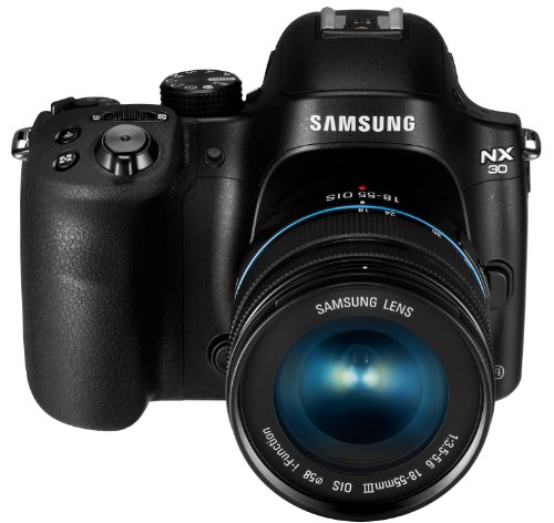Samsung NX30 20.3MP CMOS Smart WiFi & NFC Mirrorless Digital Camera with 18-55mm Lens and 3" AMOLED Touch Screen and EVF (Black)