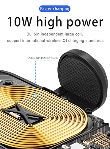 #8gf231 Wireless Car Charger Mount-Triangle Linkage Automatic Clamping Qi Fast Charging