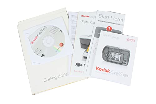 EASYSHARE CX6200 Digital Camera Manual Instructions & Literature