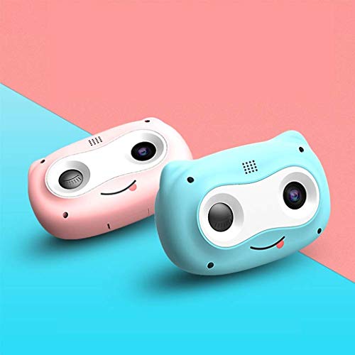LKYBOA Children Camera Digital - Kids Mini Camera Toy Birthday Gift Portable(Blue,Pink) (Color : Blue)