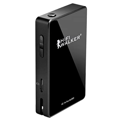HIFI WALKER H2, High Resolution MP3 Player with Bluetooth, DSD DAC, HiFi Portable Digital Audio Player Lossless Hi Res Music Player with 64GB Memory Card, Support Up to 256GB