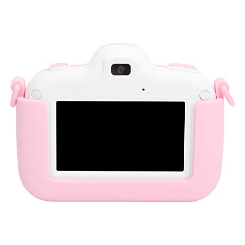 SALUTUY Children Digital Camera, Portable Durable Mini Rechargeable Child Camera Mini Size Easy to Use Toddler Video Recorder with USB Charging Cable for Toy(Pink)