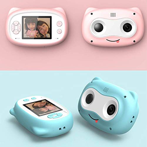 LKYBOA Children Camera Digital - Kids Mini Camera Toy Birthday Gift Portable(Blue,Pink) (Color : Blue)