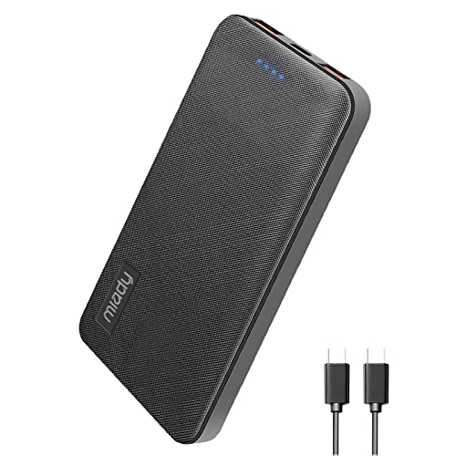 Miady 2021 Upgraded 20W PD Power Bank 24000mAh, USB-C Portable Charger, Portable Phone Charger for iPhones and Android Smartphones