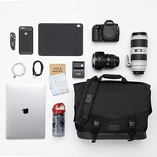 Tenba DNA 13 DSLR Messenger Bag for Mirrorless and DSLR Cameras and Lenses β Black (638-572)
