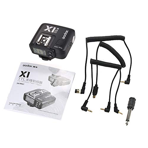 GODOX X1R-N TTL 2.4G Wireless Flash Trigger Receiver for Nikon DSLR Camera for X1N Trigger